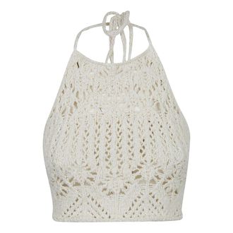 Alanui Lagoon Romance Top - - Tops - Damen - Wei&szlig; - M/L