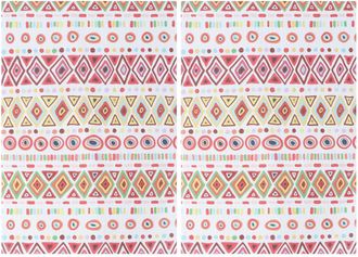 BESPORTBLE Baluue 2st&uuml;cke Platzset im Boho-Stil &Ouml;labweisend Wasserfest Tassenuntersetzer Hitzebest&auml;ndig Wiederverwendbar f&uuml;r Zuhause K&uuml;che Esszimmer