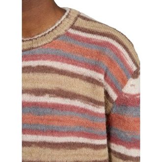 A.P.C. Pull ray&eacute; ample en mohair et alpaga m&eacute;lang&eacute;s