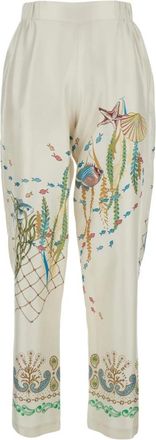 Mantero 1902 Femme, Pantalons, Multicolore, Taille: 42 FR Doris Pantalons