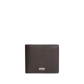 Tommy Hilfiger Portefeuille textur&eacute; &agrave; logo en cuir