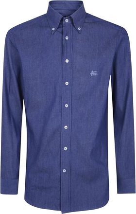 Etro Homme, Chemises, Bleu, Taille: M Casual Chemises