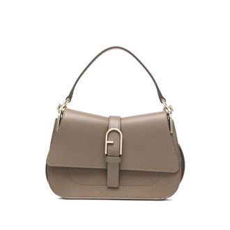 Furla Arch-logo Leather Shoulder Bag