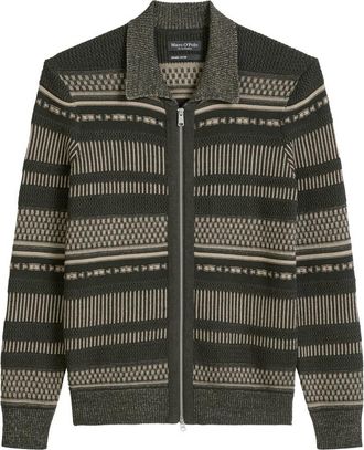 Marc O'Polo Strickjacke aus einem Baumwollgemisch in