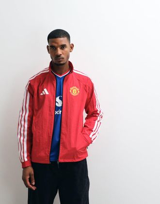 adidas adidas Football - Manchester United 26 - Veste pr&eacute;-match domicile - Rouge