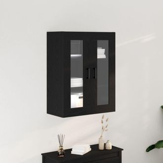 vidaXL Wandmontierter Schrank Schwarze Eiche 69.5 x 34 x 90 cm Vidaxl