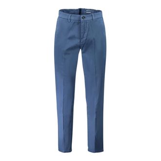 North Sails Homme, Pantalons, Bleu, Taille: W33 Pantalon Slim Fit Bleu avec Broderie