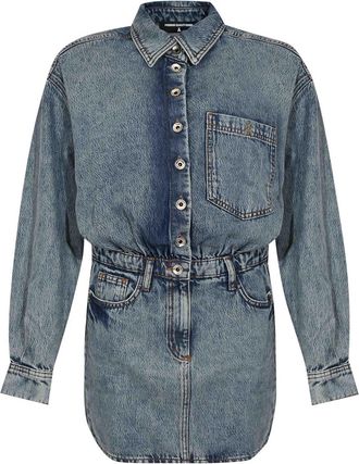 Patrizia Pepe Robe Au Genou - Bleu