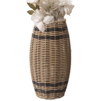 Generico Vasen für Blumensträuße | Dekorative Stoffvase, rustikale Dekoration, Blumenarrangements, Dekoration für Zuhause, Esszimmer, Wohnzimmer, Schlafzimmer,