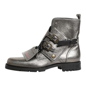 Dolce & Gabbana Buckle Boots - - Shoes - Herren - Grau - 43 EU