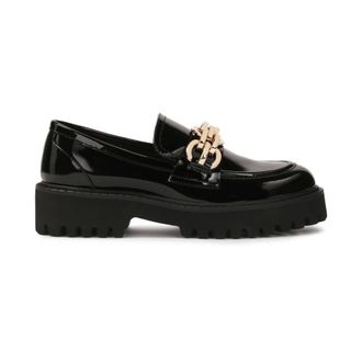 Kazar Femme, Chaussures, Noir, Taille: 36 EU Slip-on laqu&eacute;es semelle de piste