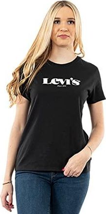 Levi's Femme The Perfect Tee T-Shirt, Modern Vintage - Caviar, XXS