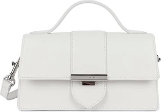 Lancaster Femme, Sacs, Blanc, Taille: ONE Size Paris Ily Flap Bag