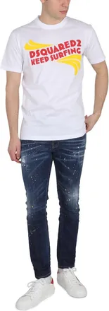 Dsquared2 Logo Print T-Shirt - White