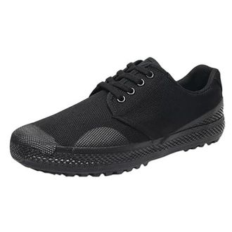 Generic Chaussures tendance haute r&eacute;sistance pour homme, chaussures dentra&icirc;nement, de travail, dalpinisme, baskets classiques en daim pour homme, Noir, 8.5 UK