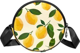 Generic Petit sac &agrave; bandouli&egrave;re Circle pour femme, petit sac &agrave; bandouli&egrave;re avec fermeture &eacute;clair et bretelles r&eacute;glables style d&eacute;contract&eacute; pour femmes et fille