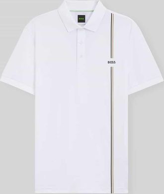 HUGO BOSS Regular Fit Sport T-Shirt mit Logo-Tape