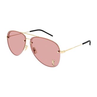 Saint Laurent Classic 11 M Sonnenbrille - - Accessories - Damen - Gelb - 59 MM