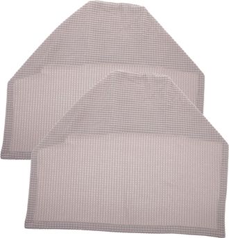 Garneck Elastische Sofa Armlehnenbezüge Anti Kratzschutz Schutzbezüge für Couch rutschfest Waschbar Dehnbar Passend für Wohnzimmer Büro und Geschäft Grau