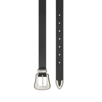 Saison 1865 Ceinture à boucle western en cuir de vachette