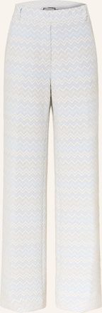 Sem per Lei Sem Per Lei Marlenehose Mit Glitzergarn blau