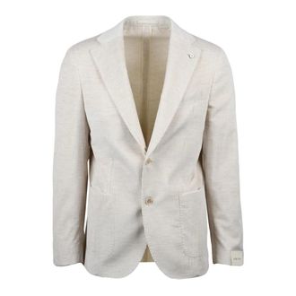 L.B.M. 1911 Samtkreuzjacke - - Jackets - Herren - Wei&szlig; - M