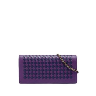 Bottega Veneta Pre-owned Cuir sacs-ports-paule - Femme - Pre-owned - Violet - Taille: ONE Size