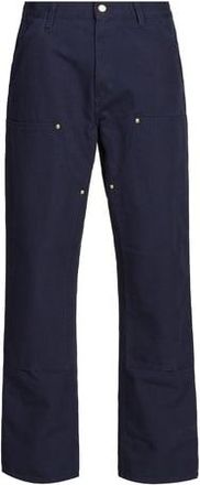 Carhartt Work in Progress Straight Hosen in Baumwolle - blau