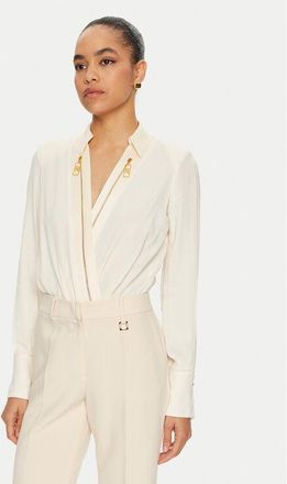 Elisabetta Franchi Body CB-003-46E1 Écru Regular Fit