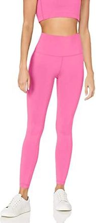 Amazon Essentials Legging de sport long à taille haute modelant (existe en grandes tailles) Femme, Rose Vif, 5XL Grande taille