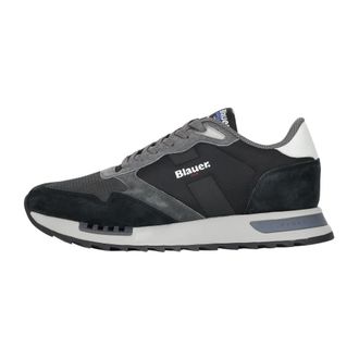Blauer Schwarze Sneakers f&uuml;r M&auml;nner - - Shoes - Herren - Schwarzk - 40 EU