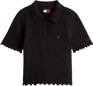 Tommy Hilfiger Polo court c&ocirc;tel&eacute; en coton