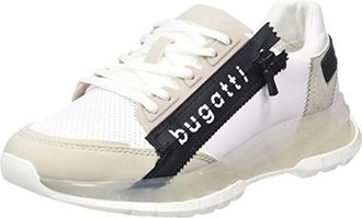 Bugatti Baskets pour Femme 432a7d045550, Blanc/Beige., 42 EU