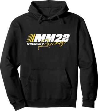Disney Mickey Mouse MM28 Mickey Racing Team Badge Logo Pullover Hoodie