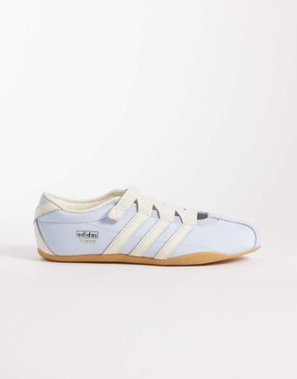 adidas Originals Tokyo - Mary-Jane-Schuhe in Hellblau und Wei&szlig;