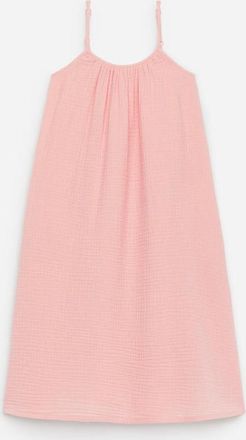 Arket Tr&auml;gerkleid Aus Musselin -Rosa