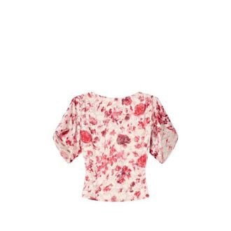 Isabel Marant Top Hervane en soie imprim&eacute;e