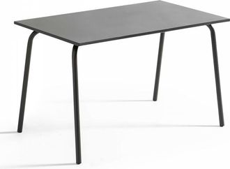 Oviala Oviala - Table de jardin en acier gris - Palavas