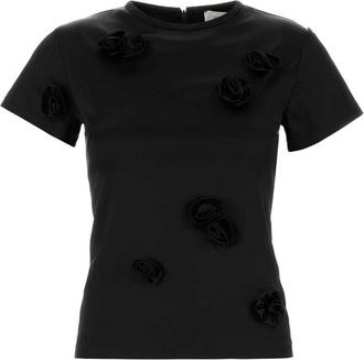 Sportmax Femme, Blouses et Chemises, Noir, Taille: 38 FR Mendoza T-shirt