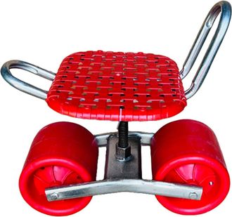 Generic 360&deg; Drehbarer Gartenwagen Mit Rollen, H&ouml;henverstellbarer Gartenhocker for Pflanzen, Terrassenwagen 2 R&auml;dern, Einfach Zu Bedienen