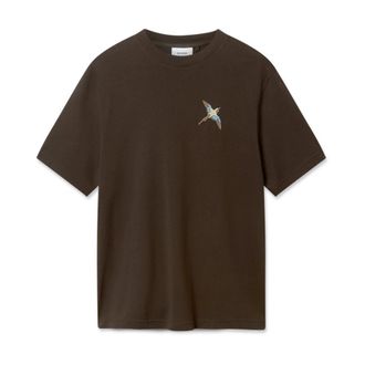 Axel Arigato Micro Bee Bird T-Shirt - - Tops - Herren - Braun - M