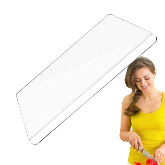 Generico Transparentes Schneidebrett f&uuml;r Arbeitsplatte, transparente Acryl-Schneidematte, rutschfeste Tischdecke, f&uuml;r Haus, K&uuml;che, Restaurant, Camping, Outdoor