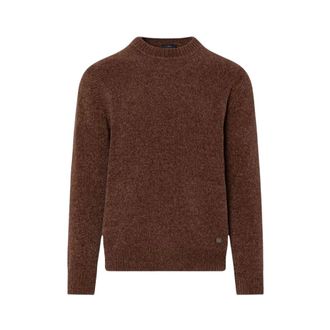 Liu Jo Pull col rond en chenille - Homme - Pulls - Brun - Taille: S