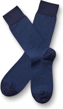 CHARLES TYRWHITT Socken mit Hahnentrittmuster - Marineblau & Kobaltblau