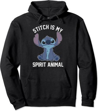 Disney Lilo & Stitch My Spirit Animal Text Pullover Hoodie