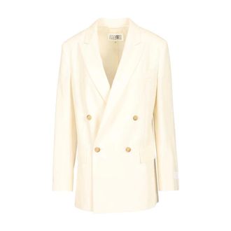 Maison Margiela Damen, Jacken, Beige, MGr&ouml;&szlig;e