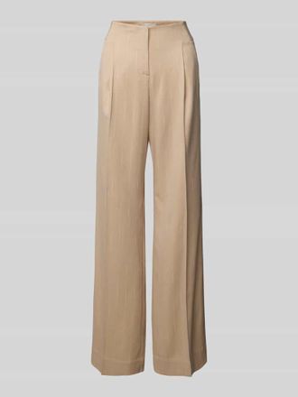 More Wide Leg Stoffhose mit B&uuml;gelfalten