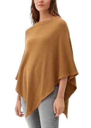 s.Oliver Poncho aus Baumwollmix