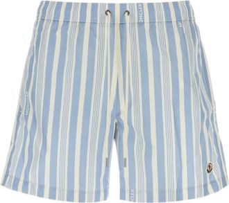 Moncler Homme, Maillots de bain, Bleu, Taille: S Short de bain ray&eacute;