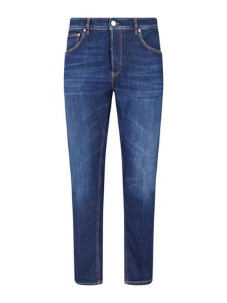 Pantaloni Torino Jean Droit - Bleu